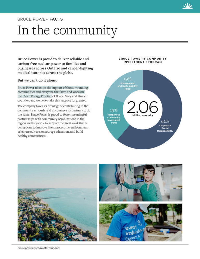 In The Community - Bruce Power